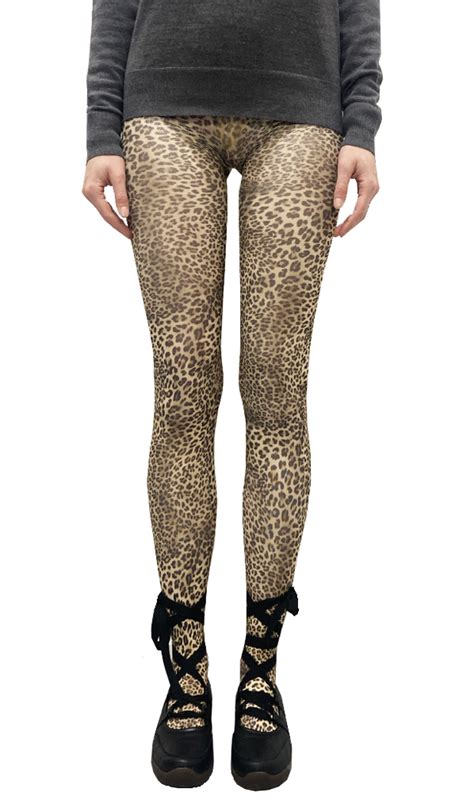 Leopard Tights Lauren Perrin