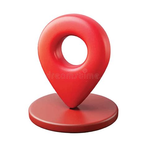 This Shiny Red 3d Map Pin Is Ideal For Marking Locations Gps Apps And