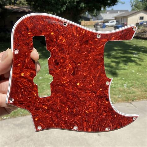 Wide Bevel Celluloid Tortoiseshell Pickguard For Fender Made Reverb