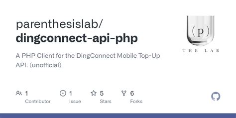 Github Parenthesislab Dingconnect Api Php A Php Client For The