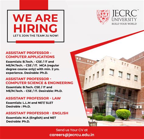 Jecrc University Top Management And Engineering University In Jaipur