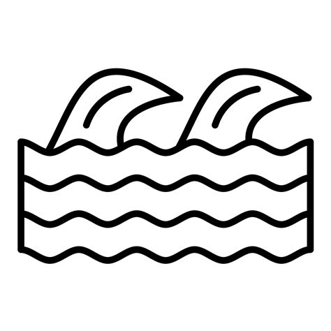 Sea Wave Line Icon 14813017 Vector Art At Vecteezy