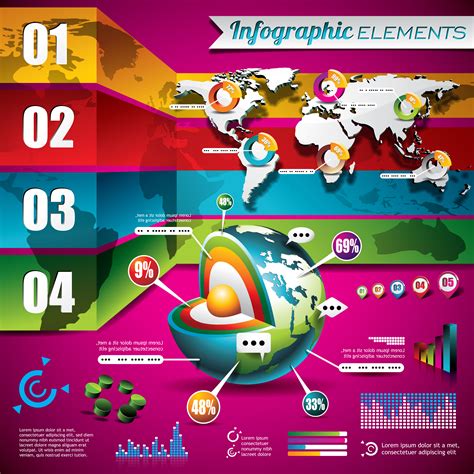 Vector Technology Design Set Of Infographic Elements 358697 Vector Art