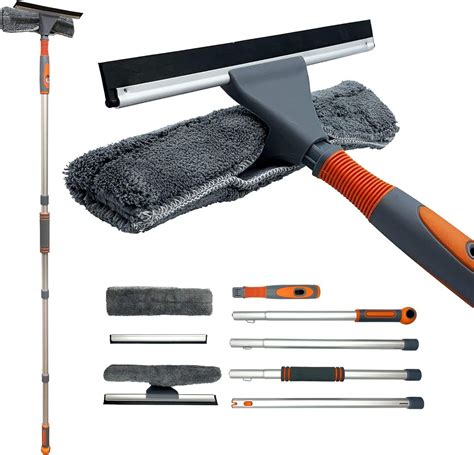 Professional Window Squeegee Extendable Telescopic Long Cleaning