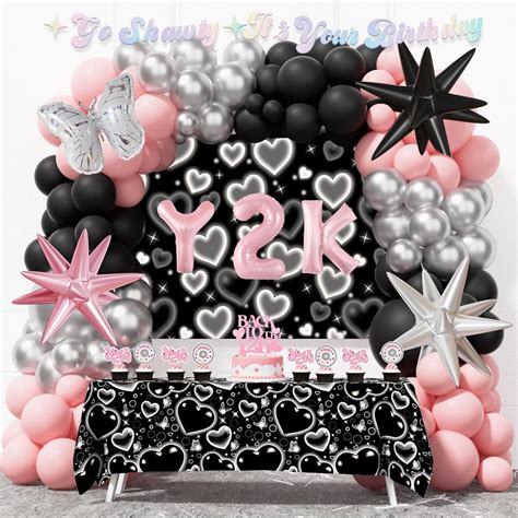 Fiesec Y2k Party Decorations 109 Pcs 2000 The Party