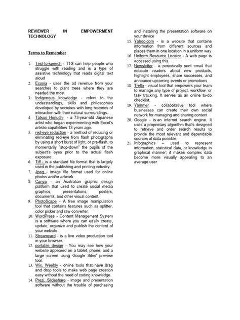 3rd Quarter Reviewer In Empowerment Technology Pdf Malware Cybercrime