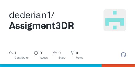 Github Dederian1assigment3dr