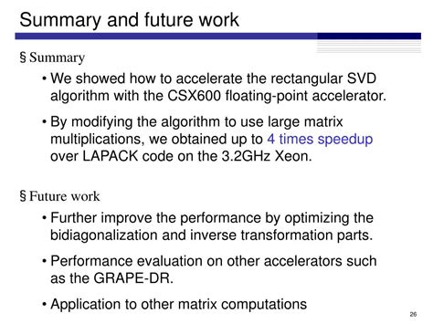 ppt accelerating the singular value decomposition of rectangular