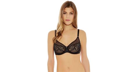 Wacoal 855253 Sheer Enough Underwired Bra In Black Lyst Uk