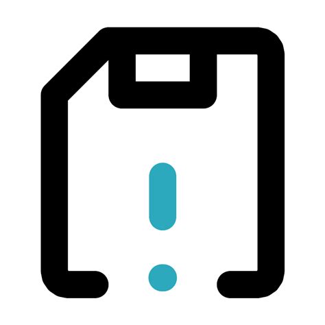 Floppy Disk Alert Left Vector SVG Icon SVG Repo