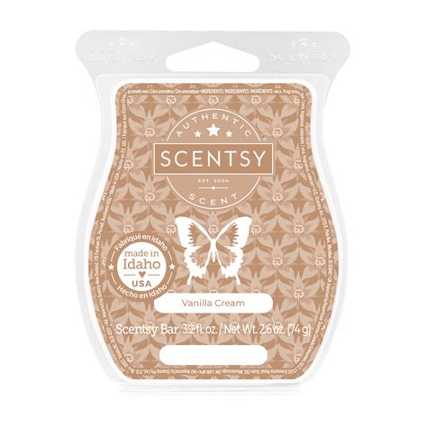 Vanilla Cream Scentsy Wax Bar Scentsy Online Store