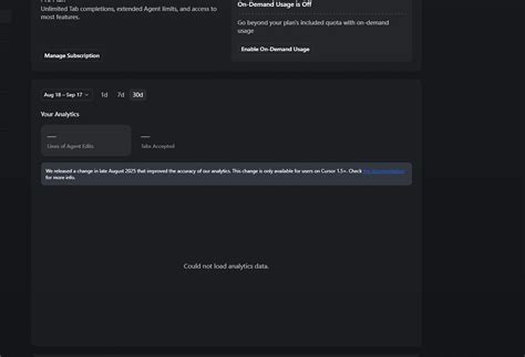 Why The Analytics Doesnt Work Bug Reports Cursor Community Forum