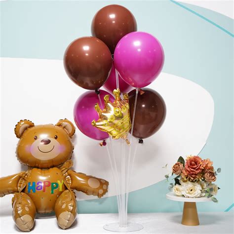 气球立柱托杆桌飘支架婚房结婚路引开业门口装饰创意生日场景布置 虎窝淘