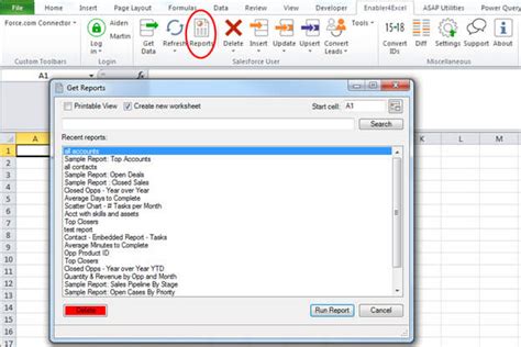 Ms Excel Tools For Salesforce