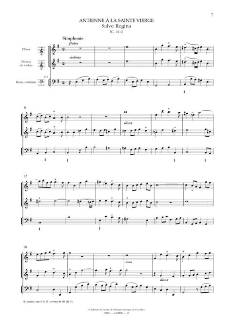 Petits Motets Pour Voix Dhommes Vol 6 Centre De Musique Baroque De