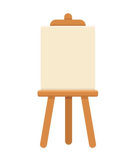 Houten Ezel Met Blanco Canvas 12224944 Png