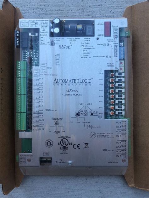 Automated Logic Me812u E Control Module Brand New