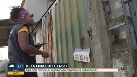 Vídeo IBGE abre 600 vagas para recenseador na região metropolitana