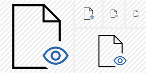 Иконка Файл Просмотр Иконки Outline Duo Lokas Software