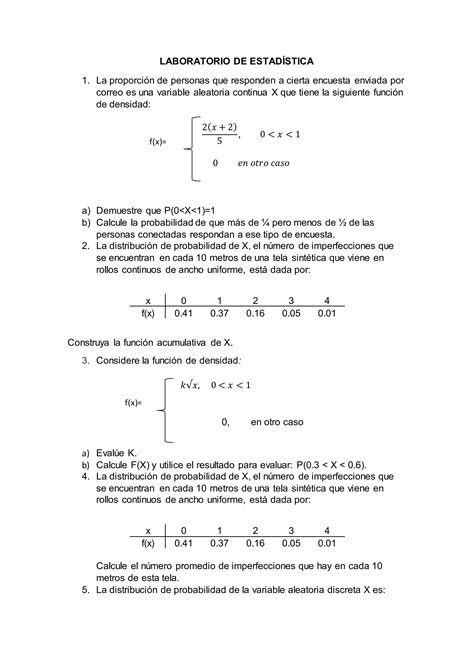 Laboratorio De Estad Stica Prob PDF Descarga Gratuita