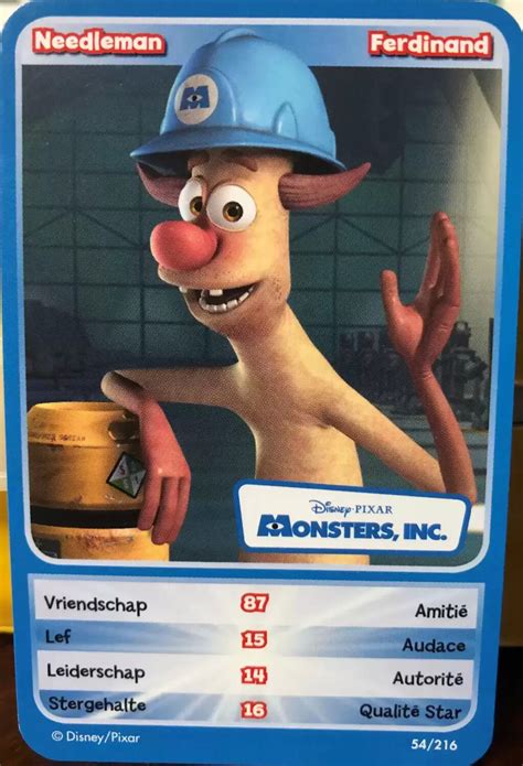 Needleman Carte 054216 Les Héros De Disney Pixar Delhaize