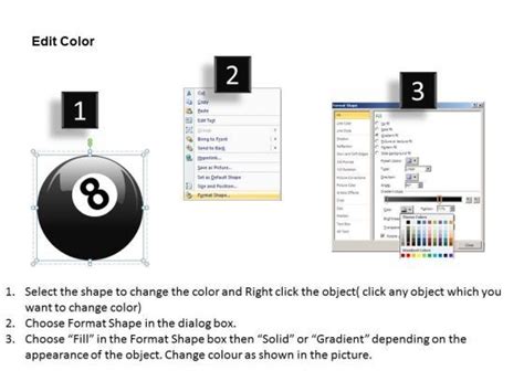 8 ball metaphor powerpoint ppt templates