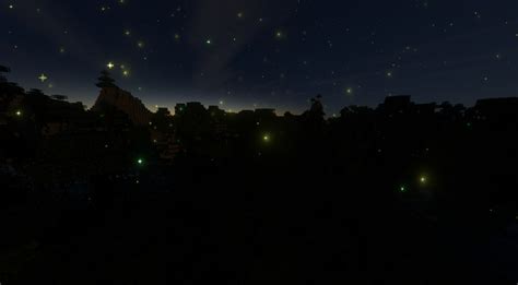 Ambient Fireflies Minecraft Data Pack
