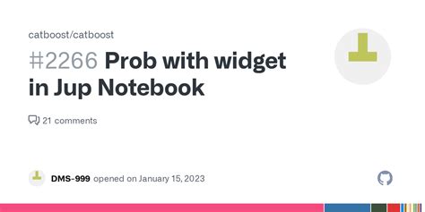 Prob With Widget In Jup Notebook Issue Catboost Catboost Github