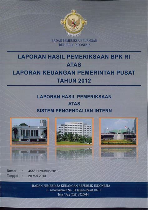 PDF Laporan Hasil Pemeriksaan Atas Sistem Pengendalian Intern
