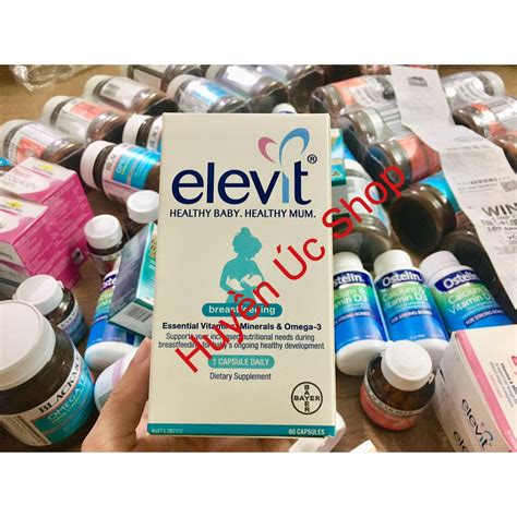 Mua Elevit Breastfeeding Vitamin Tổng Hợp Elevit Sau Khi Sinh Và Cho Con Bú 60 Viên Hàng Úc