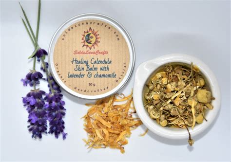Healing Calendula Body Salve With Lavender And Chamomile Etsy
