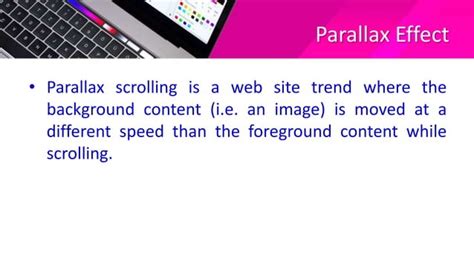 Parallax Effect In Css By Khubaib Ppt
