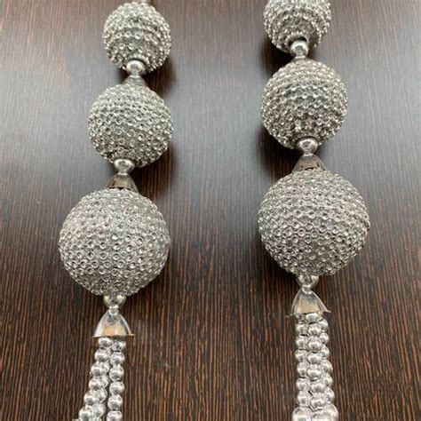 Silver Hanging Tassels Latkan For Lehenga Dresses Handbags Etsy UK
