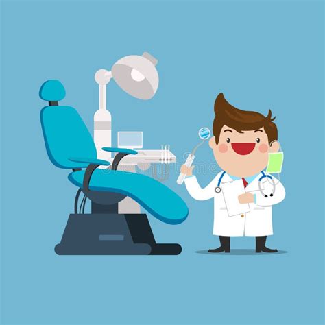 Tarjeta Feliz Del Día Del Dentista Con La Silueta Del Diente Stock De
