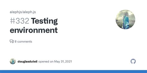 Testing Environment Issue Alephjs Aleph Js GitHub