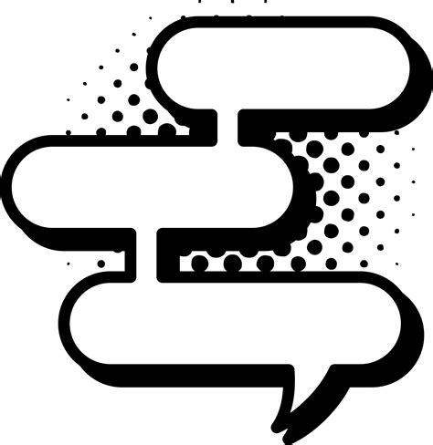 Comic Text Bubble Png Graphic Clipart Design 22149458 Png