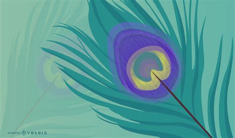 Colorful Peacock Feather Wallpaper