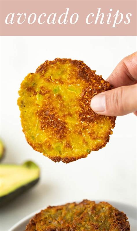 Avocado Chips Recipe Avocado Chips Baked Avocado Healthy Recipes