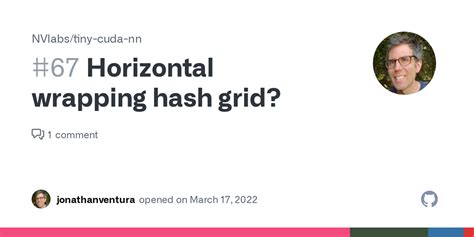 Horizontal Wrapping Hash Grid · Issue 67 · Nvlabstiny Cuda Nn · Github