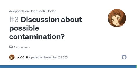 Discussion About Possible Contamination · Issue 3 · Deepseek Ai