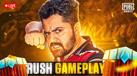 Rush Gameplay Full Time Pubgmobile Buttgaming Youtube