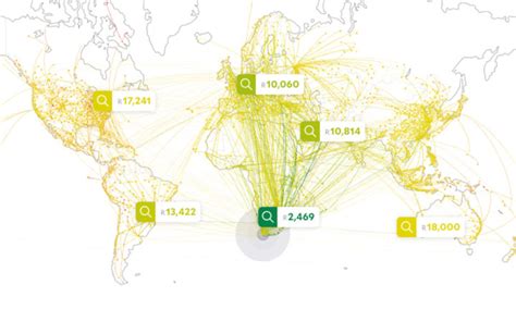 MIT Develops A Cheap Flight Search Tool Map