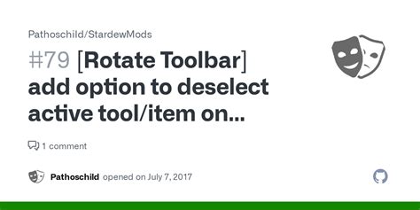Rotate Toolbar Add Option To Deselect Active Toolitem On Rotate