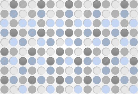 Premium Vector Blue And Grey Circles Vector Pattern Design