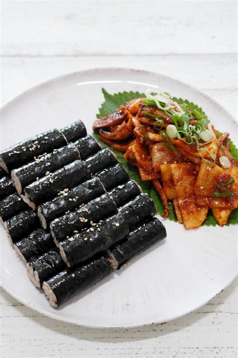 충무김밥 그리고 오징어무침 만드는 법
