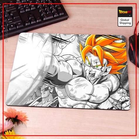 Dragon Ball Mouse Pads Goku Saiyan MEDIUM DBZ Store Dragon Ball Store