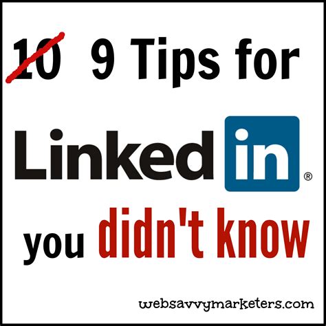 Tips For LinkedIn You Didnt Know