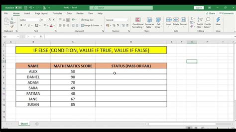 cara menggunakan fungsi if else dalam excel how to use if else