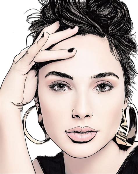 Gal Gadot Digital Download Gal Gadot Art Print Downloadable Art