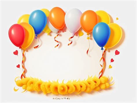 Premium Photo Happy Birthday Celebration Greeting Card